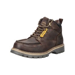 Damen Schn&uuml;rstiefelette "Dockers by Gerli Stiefelette Leder", Dockers by Gerli, Gr. 46, braun, Leder, Schuhe