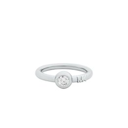 Michael Kors Damen Fingerring "Premium", 18, Metall, silber, Metall, Fingerringe, mit Zirkonia (synth.)