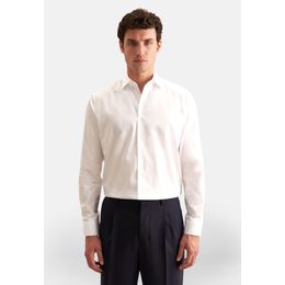 Seidensticker Herren Businesshemd "Schwarze Rose", wei&szlig;, Gr. 44, unifarben, 100% Baumwolle, Hemden, Regular 1/1 Kentkragen Uni