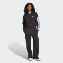 Damen Trainingsanzug "ENERGIZE", schwarz, Gr. XXL, adidas Sportswear, Obermaterial: 70% Baumwolle, 30% Polyester, Sportanz&uuml;ge