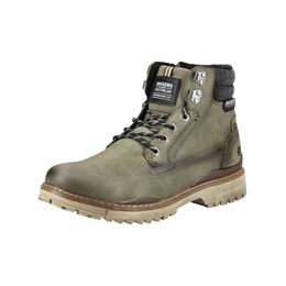 Damen Schn&uuml;rstiefelette "Dockers by Gerli Stiefelette Lederimitat", Dockers by Gerli, Gr. 42, gr&uuml;n, Lederimitat, Schuhe