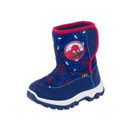 Disney Kinder Winterboots "SPIDERMAN", Gr. 29, blau, Synthetik, Textil, Schuhe, Winterschuhe, Winterstiefel, Snowboots, wasserdicht & gef&uuml;ttert