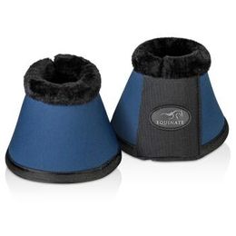Equinate Hufglocken Furlyn mit synthetischem Lammfell navy XXL
