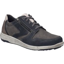Josef Seibel Herren Schn&uuml;rschuh "Enrico 20, asphalt-multi", Gr. 46, grau, Obermaterial: 100% Rindsleder Leather cow., Schuhe