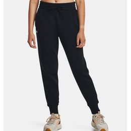 Under Armour Damen Jogginghose "RIVAL", schwarz, Gr. XXL, Obermaterial: 80% Baumwolle, 20% Polyester, Hosen, mit Eingrifftaschen, aus Baumwolle und
