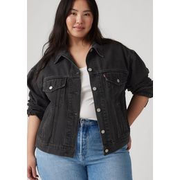 LEVI'S&reg; PLUS LEVI'S PLUS Damen Jeansjacke "TRUCKER"road less traveled, Gr. XXL, Denim/Jeans, Obermaterial: 100% Baumwolle, Jacken, in leichter Used-Waschung