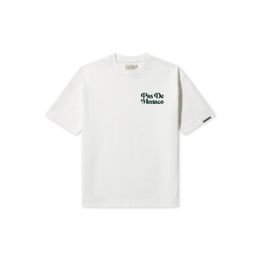 PAS DE MONACO Herren T-Shirt "Pas De Monaco CARRE T-SHIRT"sanftes wei&szlig;, Gr. M, bedruckt, 100% Baumwolle, Shirts