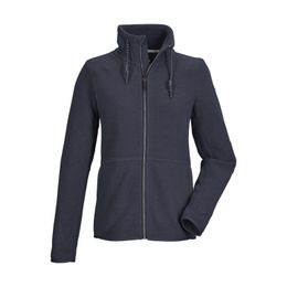 G.I.G.A. by Killtec Damen Fleecejacke "GW 58 WMN KNTFLC JCKT", blau, Gr. 36, G.I.G.A. DX BY KILLTEC, Obermaterial: 100% Polyester, Jacken, Leichte Strickfleecejacke,