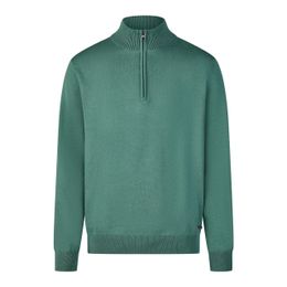 Pierre Cardin Herren Rollkragenpullover "Pierre Cardin Pullover", gr&uuml;n, Gr. XL, uni, Obermaterial: 100% Baumwolle CO., Pullover, mit Rei&szlig;verschluss