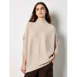 Apricot Damen Strickpullover "Oversized-Pullover", wei&szlig;, Gr. M, unifarben, gestrickt, Obermaterial: 75% Polyacryl PAN. 23% Polyester PES. 2% Elasthan