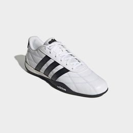 Herren Sneaker "GROUNDPULSE", adidas Sportswear, Gr. 42, schwarz-wei&szlig;, Leder, Synthetik, Schuhe
