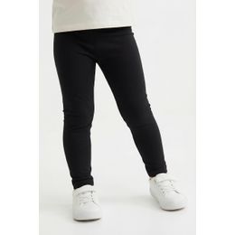 happy girls M&auml;dchen Leggings, schwarz, Gr. 92, unifarben, Strick, Obermaterial: 60% Polyester, 35% Baumwolle, 5% Elasthan, Hosen, w&auml;rmend und