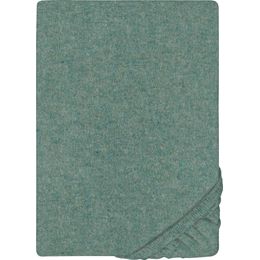Spannbettlaken Biberna, L:200cm, braun, Flanell, Obermaterial: 100% Baumwolle, Bettlaken, "HERMAL Melange Flanell uni, kuschelig weich", 100%