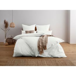 Bettw&auml;sche OTTO HOME, wei&szlig;, Renforc&eacute;, Obermaterial: 100% Baumwolle, Bettw&auml;sche, "Luisa", 4 Qualit&auml;ten f&uuml;r dein perfektes Schlafgef&uuml;hl (von Komfort