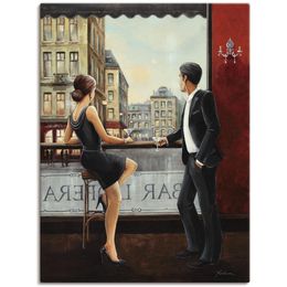 Wandbild Artland, B:60cm H:80cm, rot, Wohnzimmer, Bilder, "Bar", als Alubild, Leinwandbild, Poster in verschied. Gr&ouml;&szlig;en