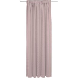 Vorhang Adam, B:142cm H:365cm, rosa, Baumwolle (Bio-Baumwolle), Wohnzimmer, Gardinen, "Uni Collection, Made in Germany", Blickdichter aus 100%