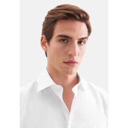 Seidensticker Herren Businesshemd "Schwarze Rose"wei&szlig;, Gr. 48, unifarben, 100% Baumwolle, Hemden, Regular 1/1 Kentkragen Uni