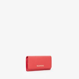 Valentino Handbags VALENTINO BAGS Damen Geldb&ouml;rse "BRIXTON", rot, Lederimitat, Kleinlederwaren, Damen Geldbeutel, Portemonnaie mit Logoschriftzug