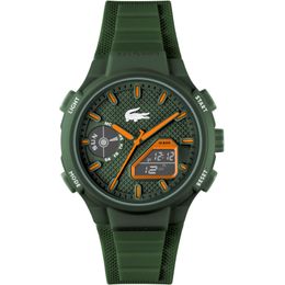 Lacoste Herren Quarzuhr "LC33", gr&uuml;n, Armbanduhren, Armbanduhr, Quarzuhr, Herren, analog, digital, Stoppfunktion