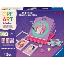 Ravensburger Kinder Malen nach Zahlen "CreArt, K-Pop Demon Hunters - Atelier Rumi, Mira & Zoey"bunt, B:40cm H:34cm, Malvorlagen, Made in Europe