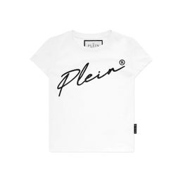 Philipp Plein Damen T-Shirt "Signature", wei&szlig;, Gr. 6, Obermaterial: 100% Baumwolle, Shirts