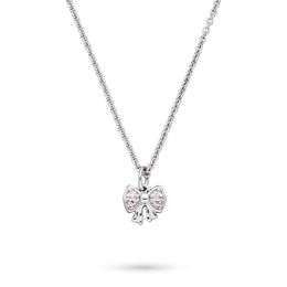 s.Oliver Kette mit Anh&auml;nger "Schle-Optik", Silber 925 (Sterlingsilber), L: 40 B: 7mmsilberfarben, rosa, Silber 925 (Sterlingsilber), B:7mm,