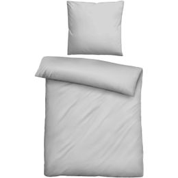 Bettw&auml;sche Biberna, wei&szlig;, Flanell, Obermaterial: 70% Lyocell (TENCEL ), 30% Baumwolle, Bettw&auml;sche, "0490500", Tencel-Flanell, made in Germany,