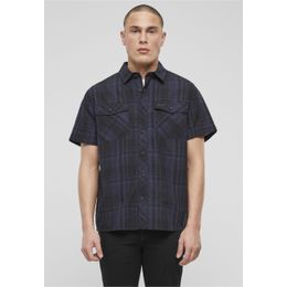 Brandit Herren Langarmhemd "Brandit Herren Roadstar Shirt"schwarz, blau, Gr. S, unifarben, 100% Baumwolle, Hemden