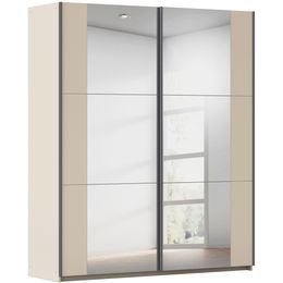 Schwebet&uuml;renschrank Rauch, B:175cm H:210cm T:59cm, beige, Holzwerkstoff, Schr&auml;nke, "Kleiderschrank Dreht&uuml;renschrank Schrank Garderobe KRONACH",