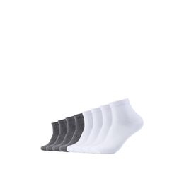 s.Oliver Damen Kurzsocken "8er Pack", Gr. 39, wei&szlig;, 70% Baumwolle, 27% Polyester, 3% Elasthan, uni, Socken
