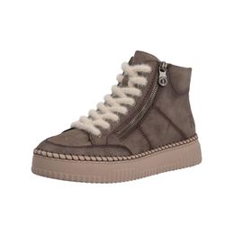 Rieker Damen Sneaker "Rieker Sneaker Lederimitat", Gr. 43, braun, Lederimitat, Schuhe