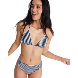 Roxy Damen Triangel-Bikini-Top "Summer Surf RV Tiki Tri", schwarz-wei&szlig;, Gr. XL, Obermaterial: 85% Polyester, 15% Elasthan., Bikini-Oberteile