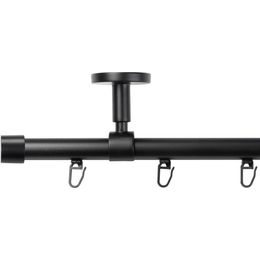 Gardinenstange SN DECO GROUP, L:320cm &Oslash;:19mm, schwarz, Gardinenstangen, "Gardinenstange Innenlauf Brest &Oslash; 19 mm, 1-l&auml;ufig, Fixma&szlig;"