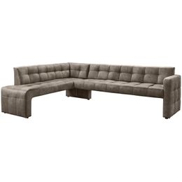 Essbank, B:265cm H:83cm T:199cm, braun, exxpo - SOFA FASHION, K&uuml;che, Sitzb&auml;nke, "Barista, bequem und elegant, hohe Bodenfreiheit", Eckbank Barista
