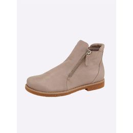 Andrea Conti Damen Stiefelette, Gr. 40, grau, Glattleder, Leder, Schuhe