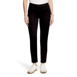 Betty Barclay Damen Stoffhose "Damen Slim Fit", schwarz, Gr. 38, Obermaterial: 64% Baumwolle, 33% Polyester, 3% Elasthan, Hosen, Passenabtrennung