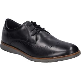 Josef Seibel Herren Schn&uuml;rschuh "Tyler 33, schwarz", Gr. 40, schwarz, Obermaterial: 100% Rindsleder Leather cow., Schuhe