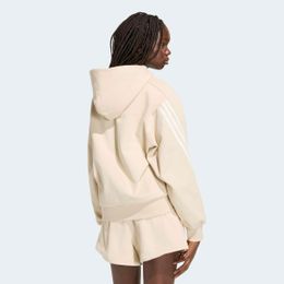 Damen Kapuzensweatshirt "W AK 3S OH HD"crystal linen, sanftes wei&szlig;, Gr. M, adidas Sportswear, Obermaterial: 100% Baumwolle, Sweatshirts