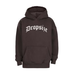 DROPSIZE Herren Kapuzenpullover "Dropsize HEAVY OVERSIZE BLESS HOODIE", braun, Gr. XL, mehrfarbig, 70% Baumwolle, 30% Polyester, Pullover