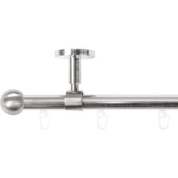 Gardinenstange SN DECO GROUP, L:480cm &Oslash;:19mm, silber, Gardinenstangen, "Gardinenstange Innenlauf Stra&szlig;burg &Oslash; 19 mm, 1-l&auml;ufig, Fixma&szlig;"