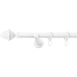 Gardinenstange SN DECO GROUP, L:160cm &Oslash;:19mm, wei&szlig;, Gardinenstangen