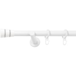 Gardinenstange SN DECO GROUP, L:320cm &Oslash;:19mm, silber, Gardinenstangen