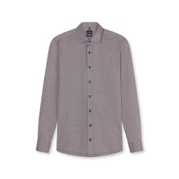 OLYMP Herren Businesshemd "OLYMP Luxor 24/Seven, Modern Fit, New Kent", grau, Gr. 38, 92% Baumwolle, 8% Elasthan, Hemden