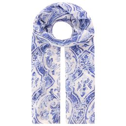 Zwillingsherz Damen Schal ""Muster"", blau, Web, Obermaterial: 100% Polyester, Modet&uuml;cher, modernes Muster, leichtes Material