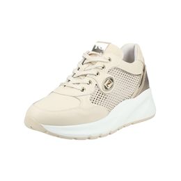 Nero Giardini Damen Sneaker "Nero Giardini Sneaker Leder/Textil", Gr. 41, beige, Leder, Textil, Schuhe