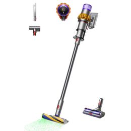 Dyson Akku-Hand-und Stielstaubsauger "Dyson V15 Detect Absolute Nickel/Gelb", B:26,6cm H:126cm T:25cmnickel satin gelb, glanz nickel, Akkusauger, 240