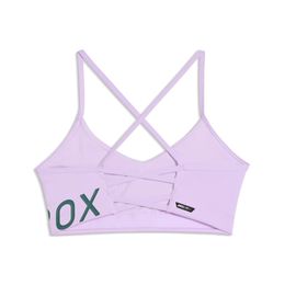 Puma Damen Sport-BH "W X HYROX STRAPPY PWRMODE BRA", Gr. Mlight lavender, Interlock, Obermaterial: 71% Polyester, 29% Elasthan, BHs, schmale