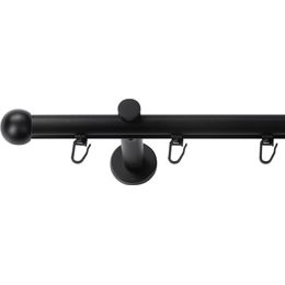 Gardinenstange SN DECO GROUP, L:240cm &Oslash;:19mm, schwarz, Gardinenstangen