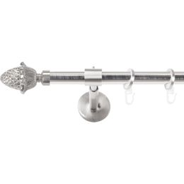 Gardinenstange SN DECO GROUP, L:200cm &Oslash;:19mm, silber, Gardinenstangen