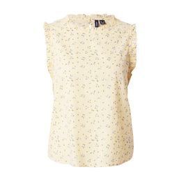 V&eacute;ro Moda Vero Moda Blusentop 'VMTRINE' Damen Gr&ouml;&szlig;e S zitrone / gr&uuml;n / wei&szlig;